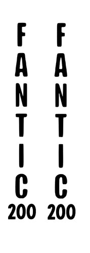 FANTIC 200 FORK STICKERS PAIR | BBOD GRAPHICS