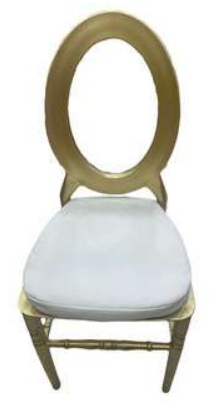 Silla Aro Dorado | Manteles y Cristales