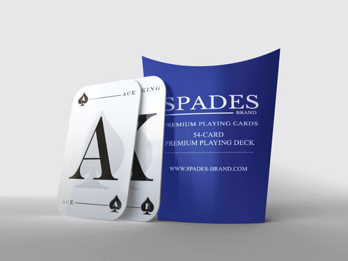 Spades Premium Playing Cards - Electric Blue | Spades Brand Gaming