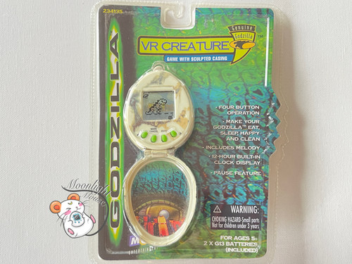MGA VR Creatures Godzilla Egg Tamagotchi Virtual Pet 1998 | Moonlight Mouse