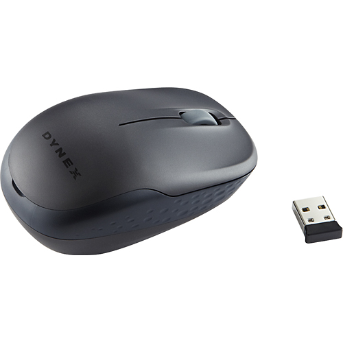 Dynex™ - Wireless Optical Mouse - Gray | computronicsinc