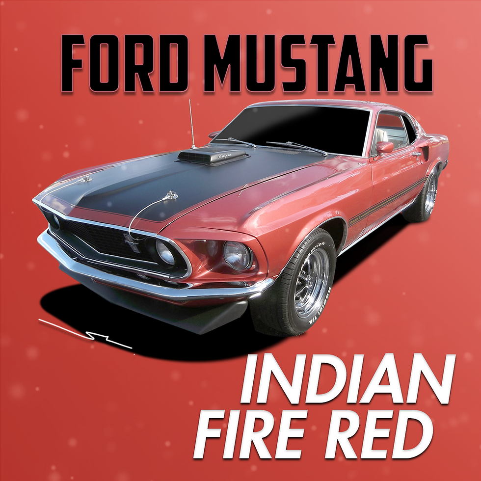 Ford Indian Fire Red | splash paints