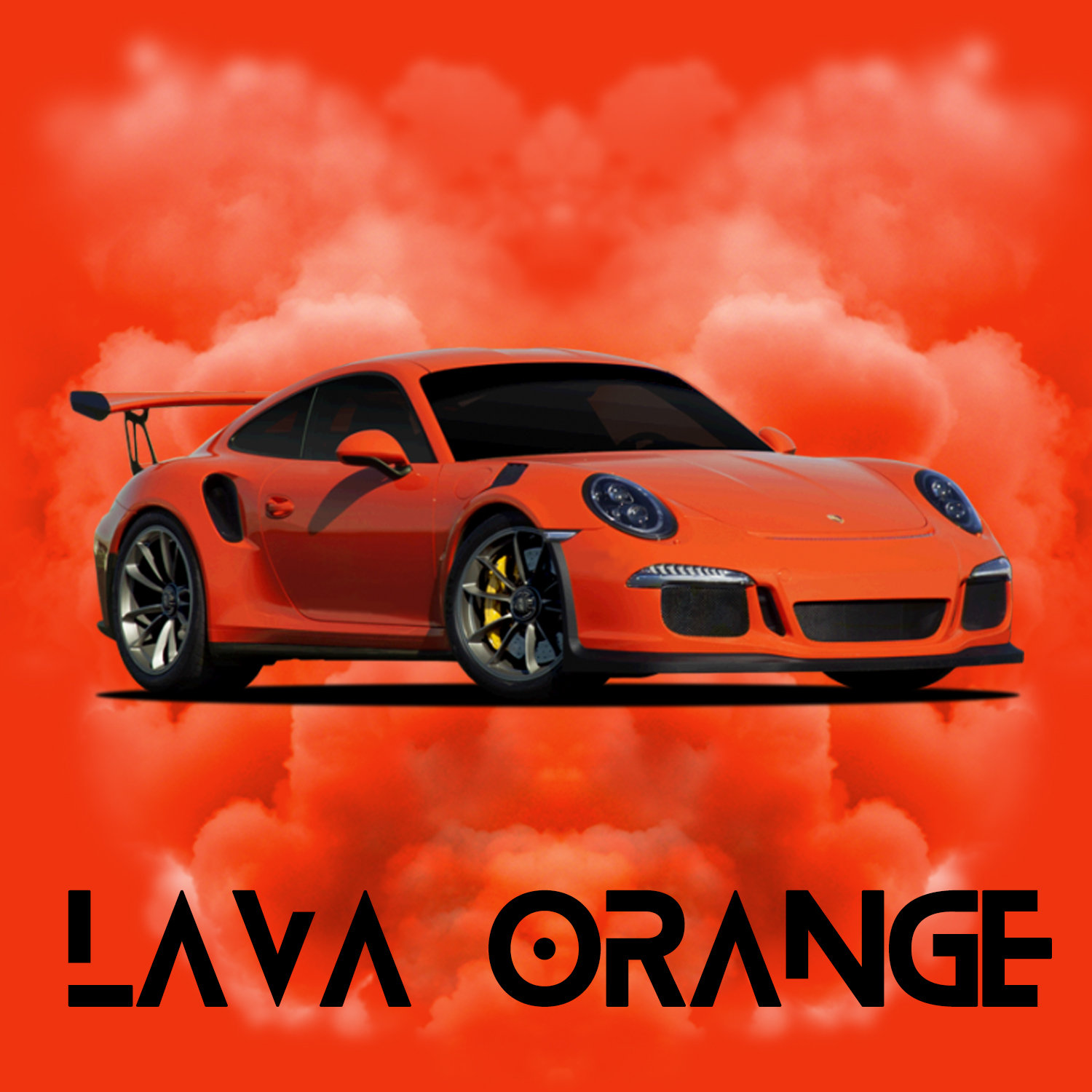 Porsche Lava Orange | splash-paints