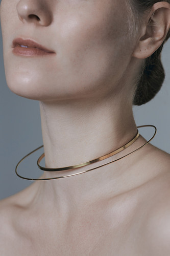 HALO choker (gold) | AKIKO SHINZATO