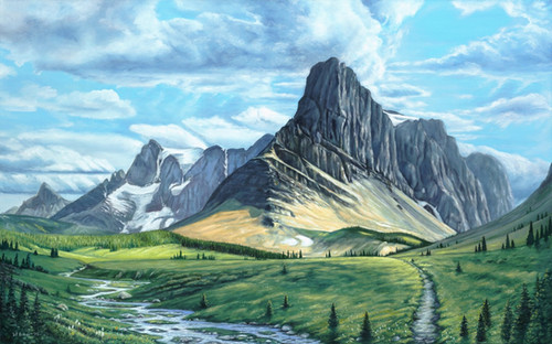 “Wolverine Pass” 30”x48” Original Oil Painting | SarahBoileauArtwork