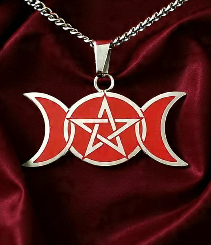 Triple Moon Goddess | Sigil Occult Jewelry