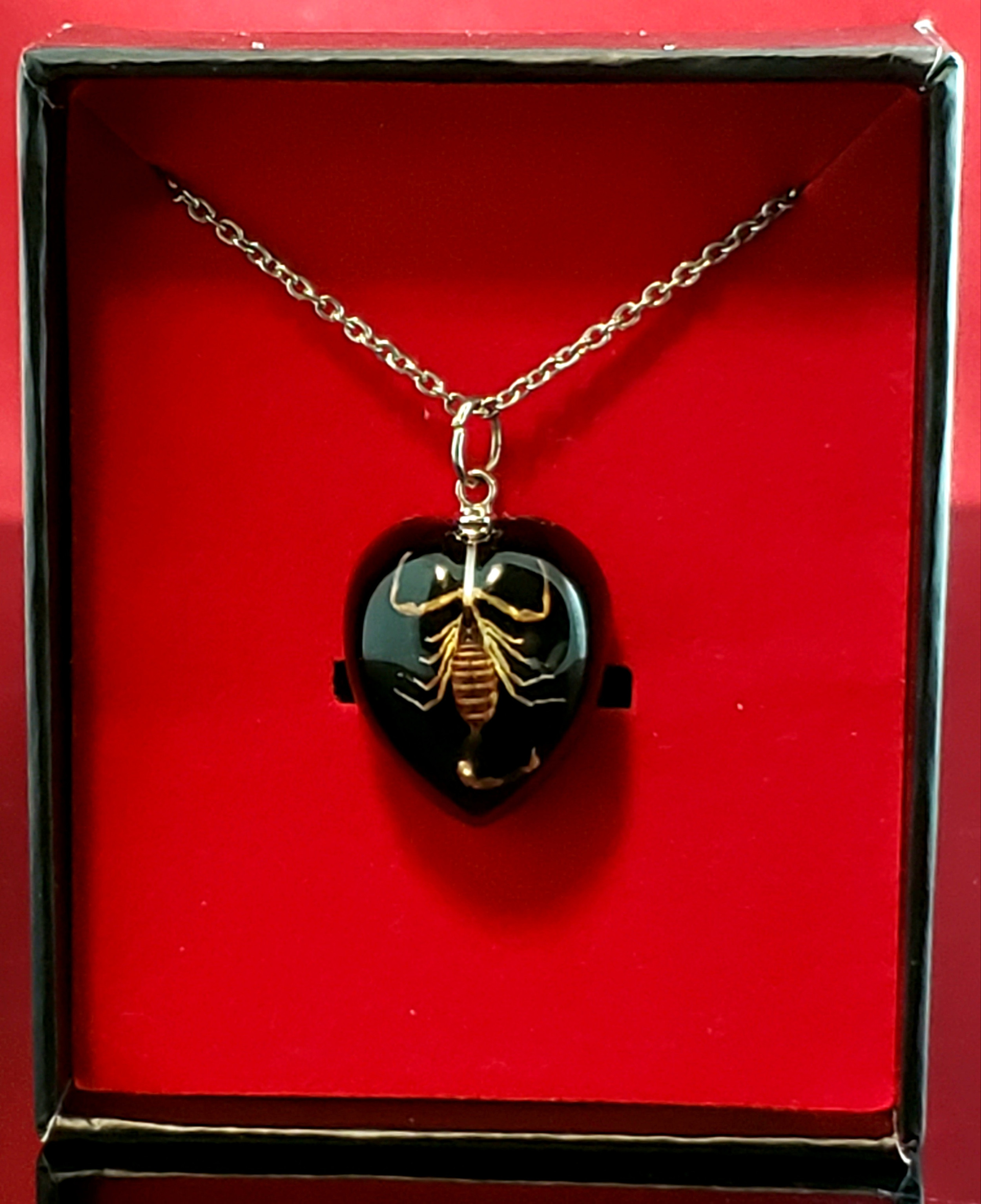 Scorpion Black Heart | Sigil Occult Jewelry