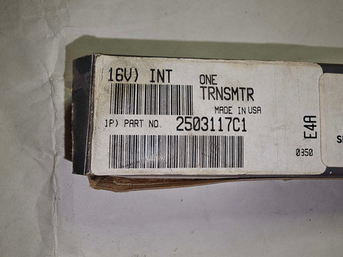 2503117C1 Transmitter Speed Sensor Genuine Internationa | BB Overstock ...