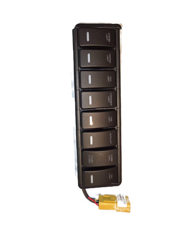 H1-108-8626-002 Heil Switch Bank 2 Yellow Plug with Auto Lift Strobe ...