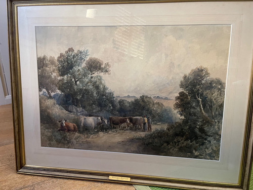Stunning original watercolour by William Bennet | Tom's Room Shop