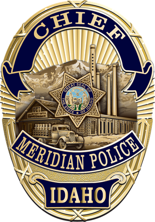 Meridian Police Shirt Badge | Code 4 PSE