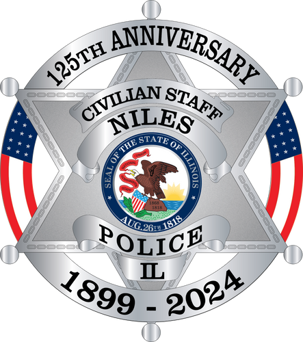 Niles Police 125th Anniversary Civilian Badge | Code 4 PSE
