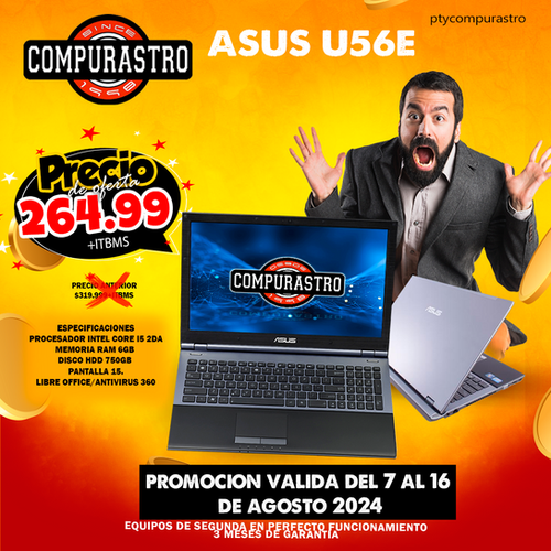 Laptop Asus U56E | Compurastro