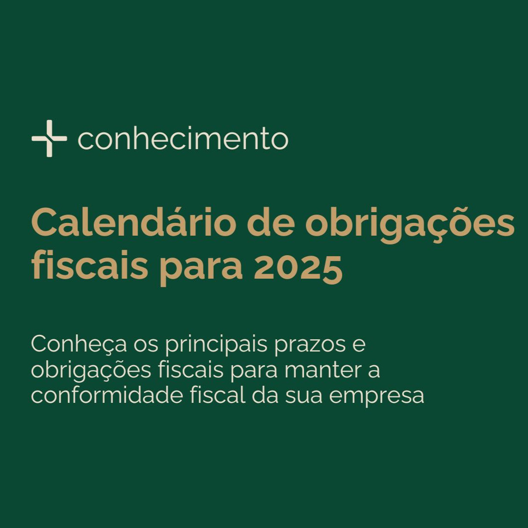 Calendário de obrigações fiscais para 2025