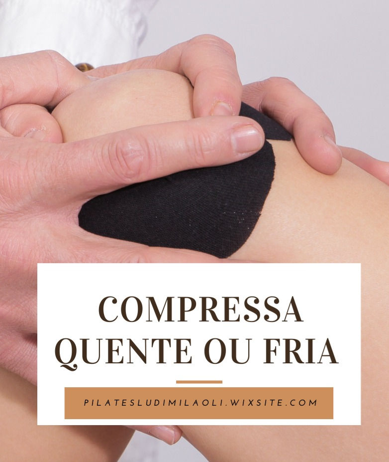 Quando devo usar compressa quente ou fria para alivio dores