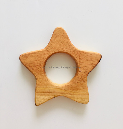 Star Shaped Neem Wood Teether | Littlebunny