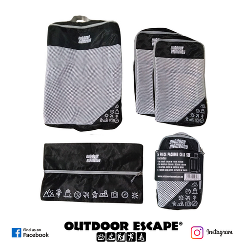 Outdoor Elements Packing Cell SET - Black | Outdoor escape