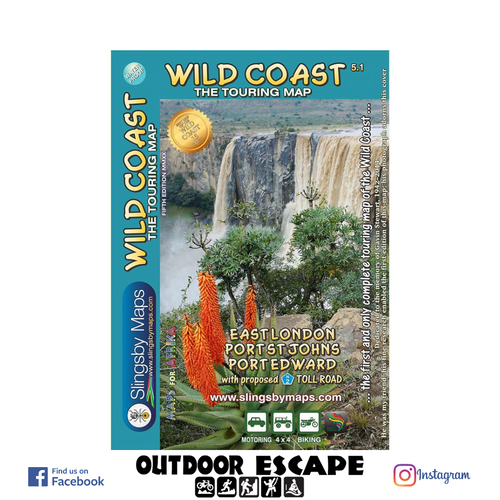 Slingsby The Wild Coast Map | Outdoor escape