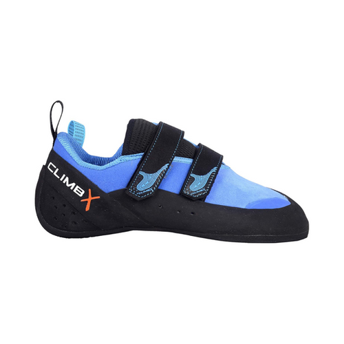 Climb X Rave Strap Climbing Shoes - Blue | outdoorelements