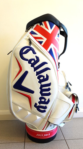 Callaway Open Championship / Staff Bag / White / British Flag | Golf ...