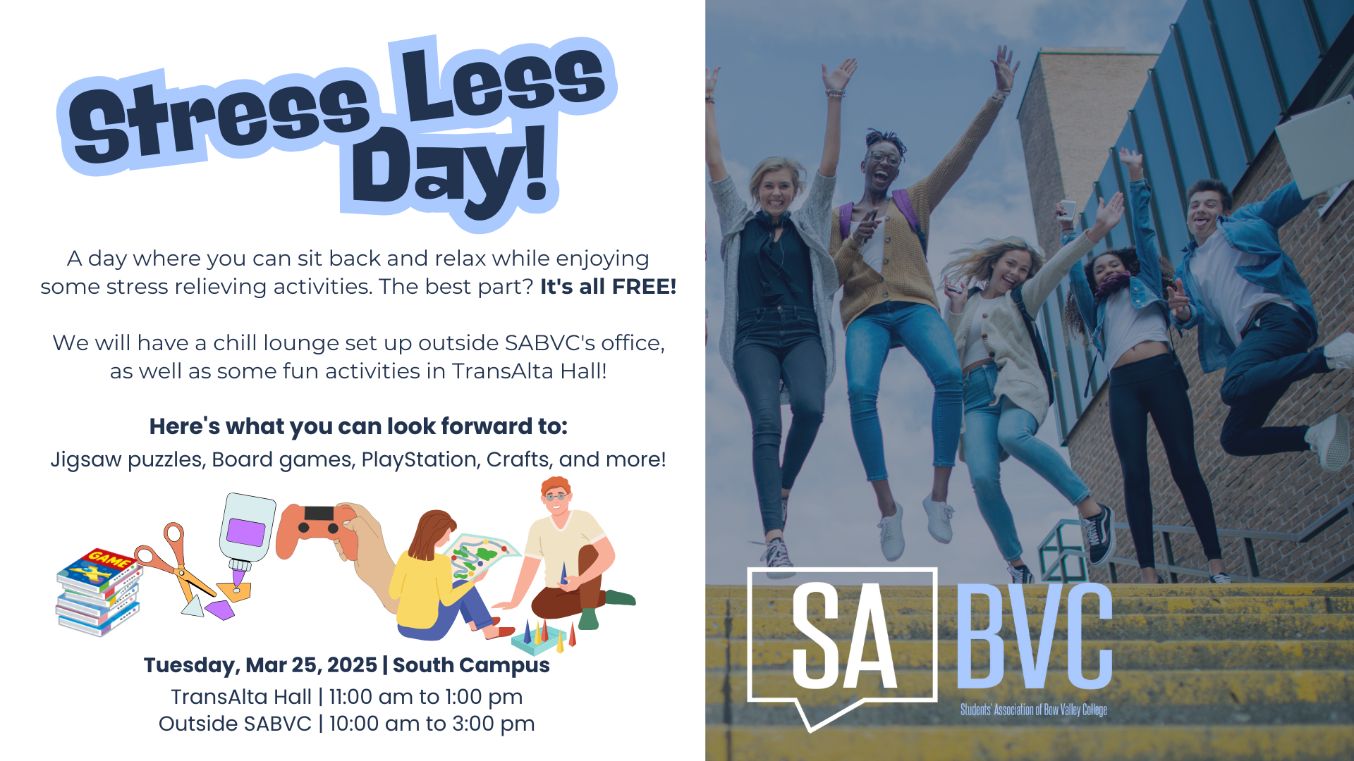 Stress Less Day | SABVC