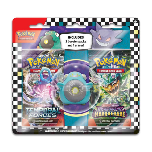 Pokemon Back to School - Eraser Set 2 Pack Blister - Bellibolt | Chasm ...