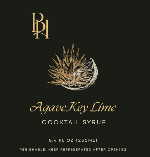 Agave Key Lime Cocktail Syrup | To Be Honest Bev Co.