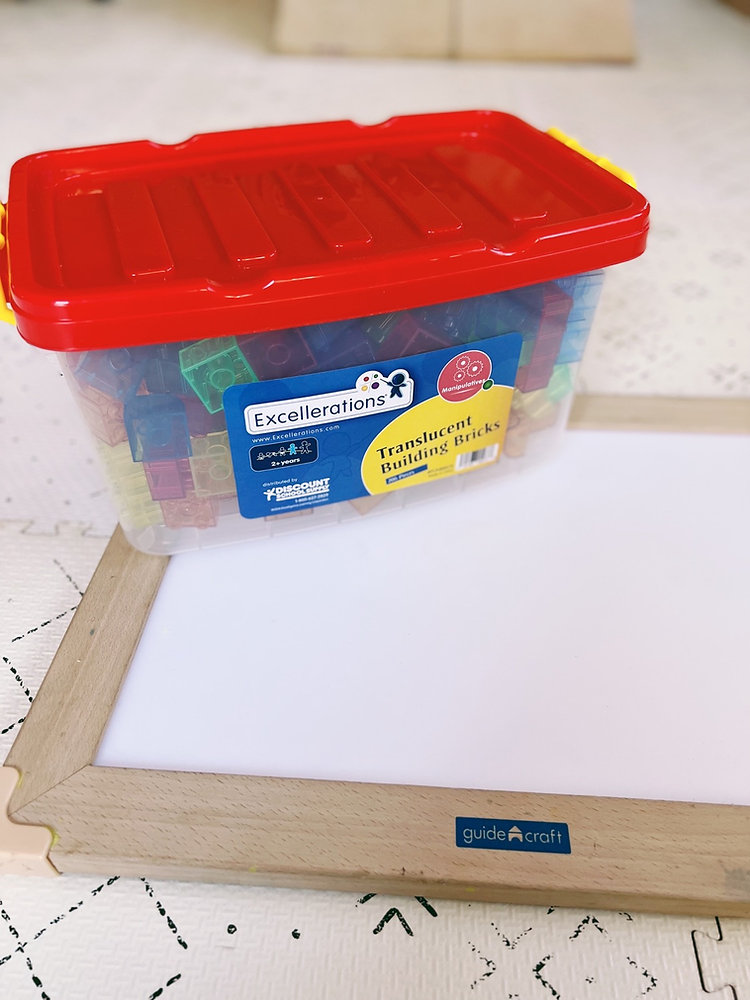 Translucent Building Blocks on the Light Table