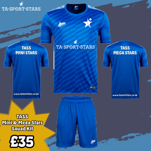 TASS Mini & Mega Stars Squad Kit | TA SPORTS STARS