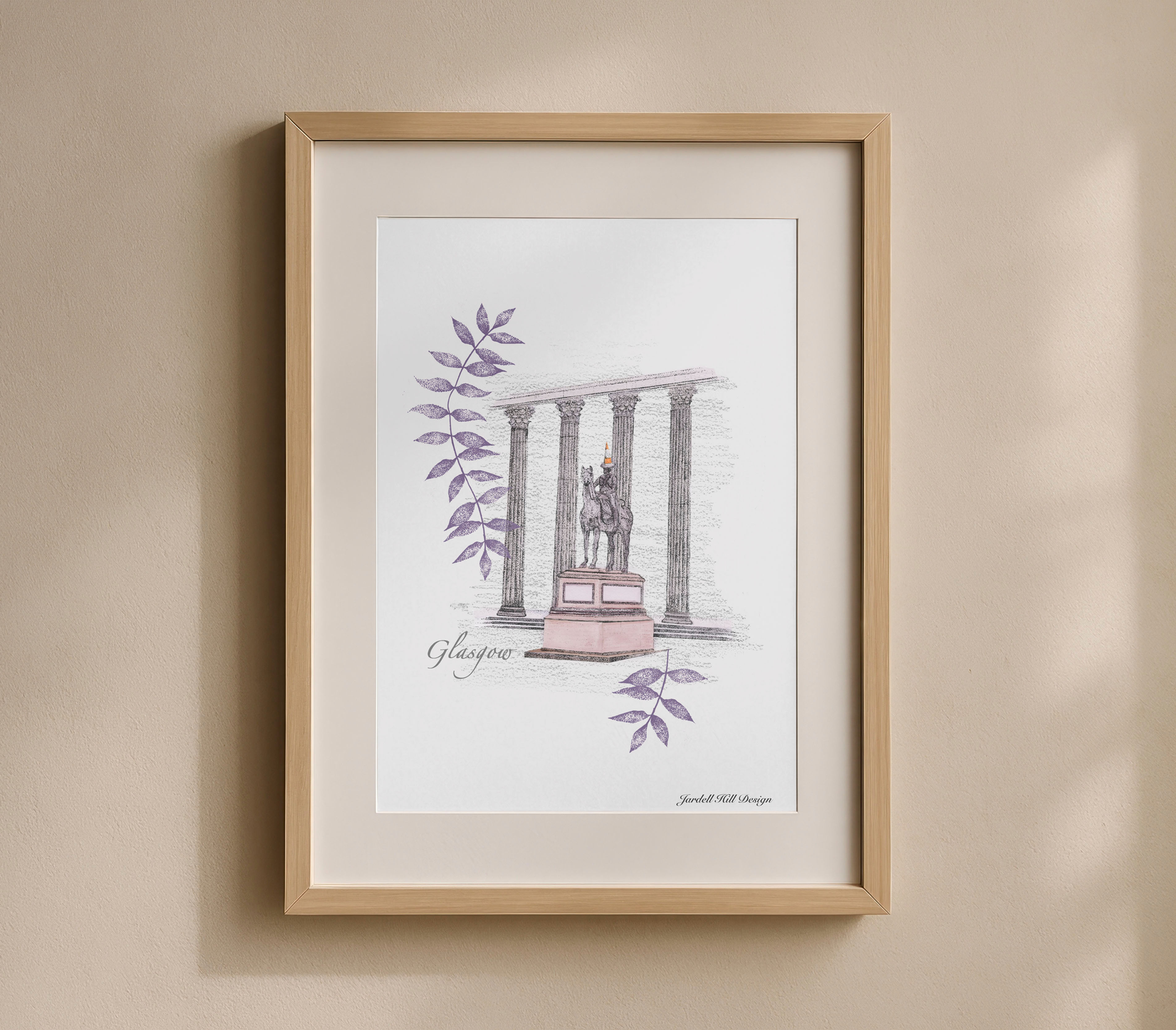 Glasgow Print | Jardell Hill Design