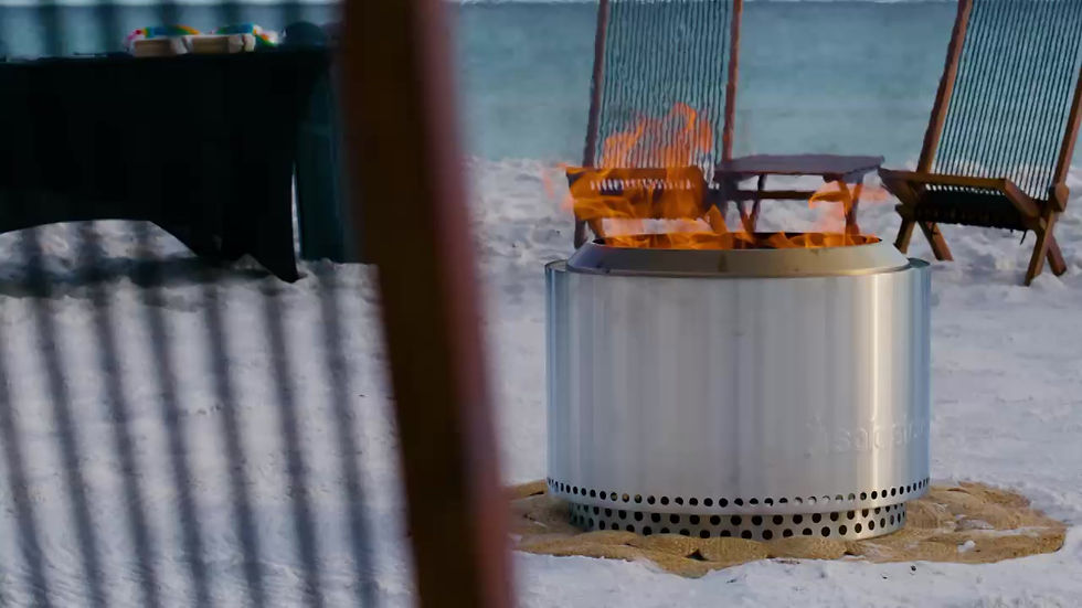 Beachside Bonfires | Beach Bonfire in 30A Florida | Santa Rosa Beach ...