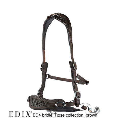 Edix ED4 Rose Collection Bitless Bridle | hest