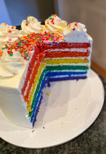 6 Inch 6 Layer Rainbow Cake | Sucre Baking Company