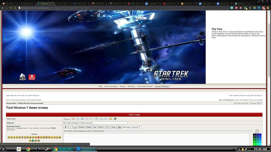 Windows 7 and Chrome skins | intergalactic-kegger