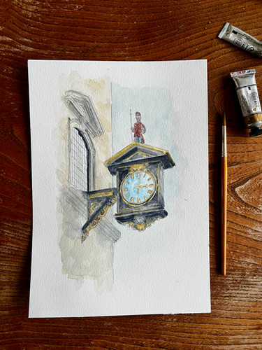 Architectural Illustration: St James Garlickhythe, London. | Freehandlines