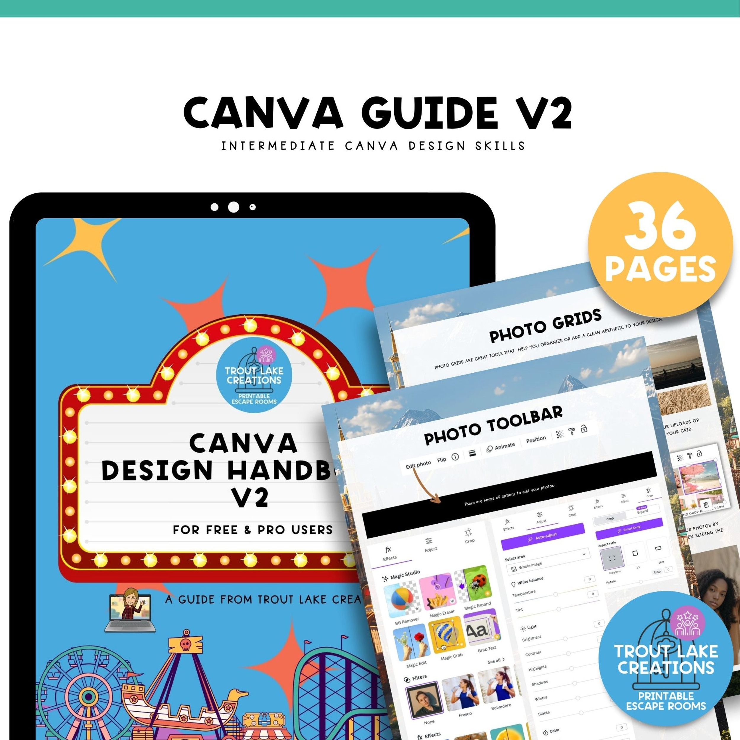 Free Canva Guide V1 | Trout Lake Creations