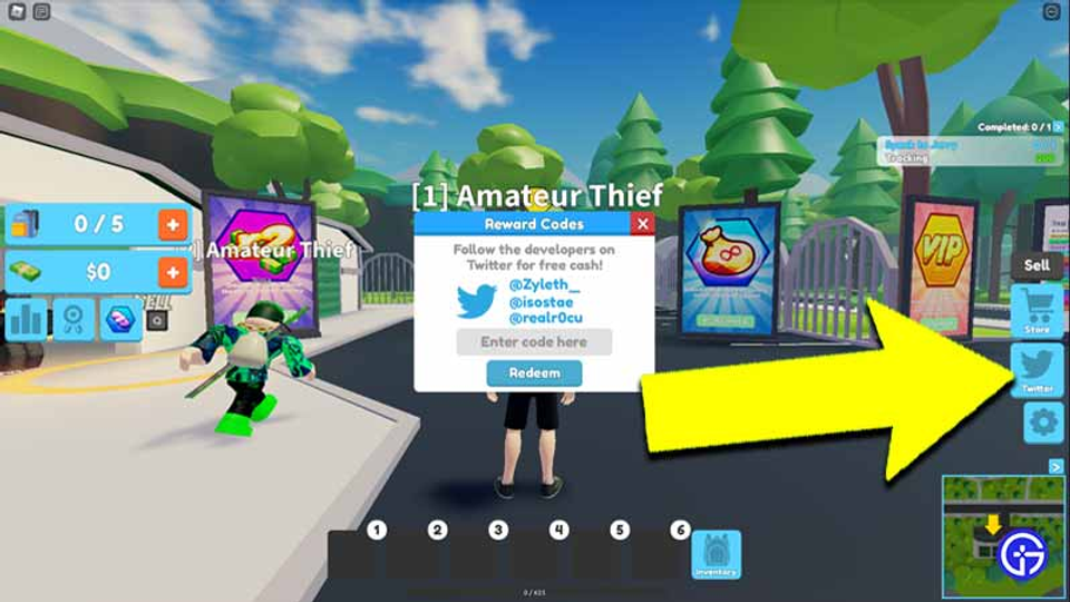 Thief Simulator Codes | Roblox Codes May 2025