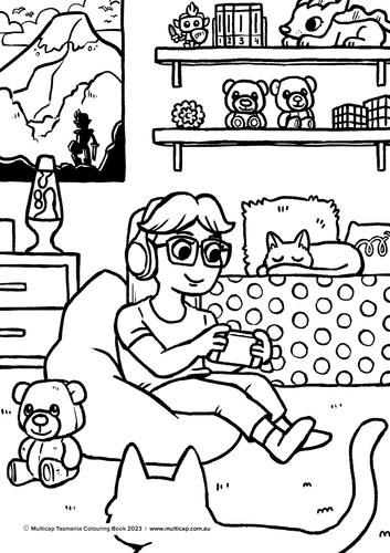 Free Colouring In Page | Multicap Tasmania