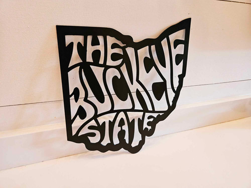 The Buckeye State Metal Sign | MYW - Metal Your Way