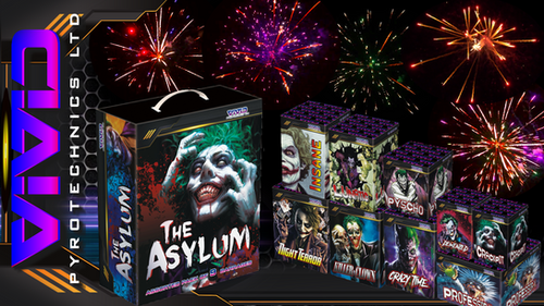 Vivid Pyrotechnics The Asylum Barrage Pack | Snowdonia Fireworks