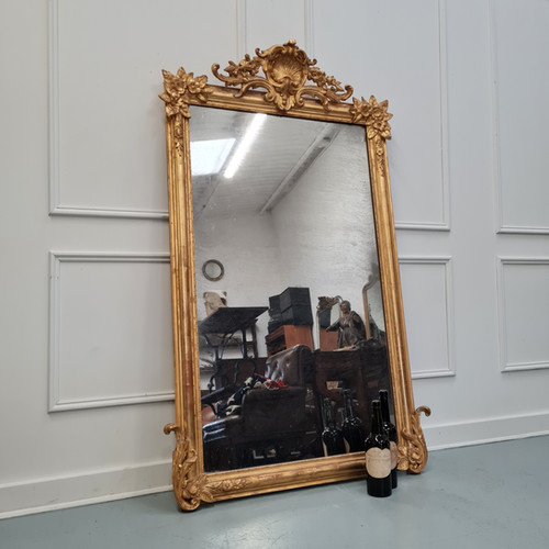 Stunning Antique Italian Gilded Mirror C1840 | swag