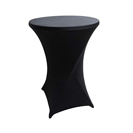 Black/White Cocktail Table Cover | cascadetents