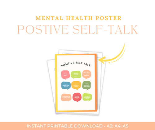 Positive Self Talk Poster | Fgwellness