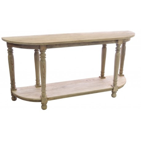 Curved mahogany console | Oakapple Trading