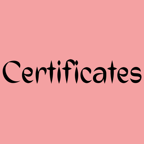Hard Copy Certificate | Beyond Beauty