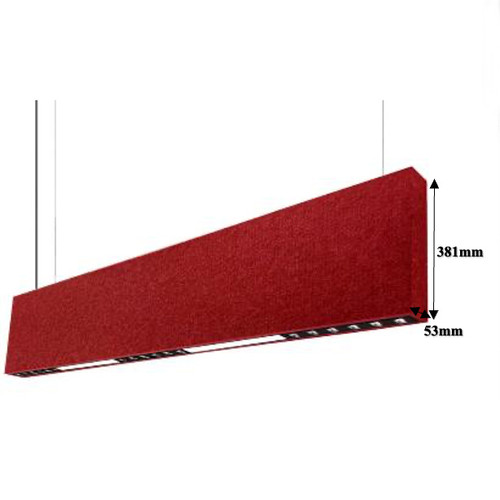 Acoustic Linear Lamp with Prismatic Diffuser and Reflector | www.nelux ...