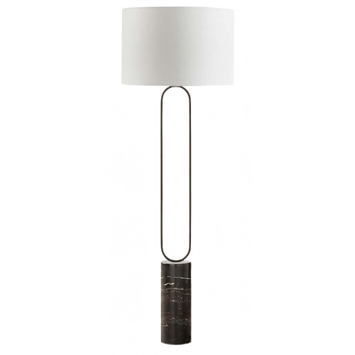 Marble Metal and Fabric Floor Lamp | www.nelux.com.hk