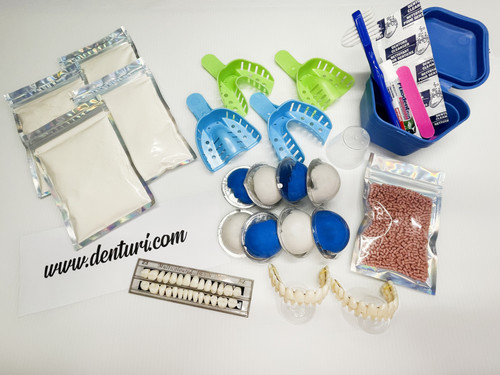 Super DIY Denture Kit (Double the Supplies!) | Denturi