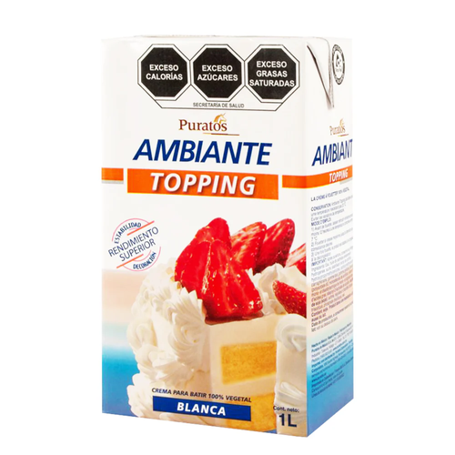Crema Ambiante 1L Puratos Blanca Cj12Pz | La Condesa Materias