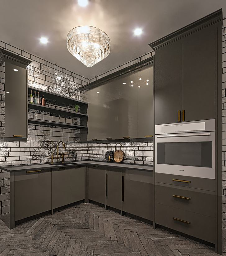 3D Kitchen Rendering Services - Rendimension